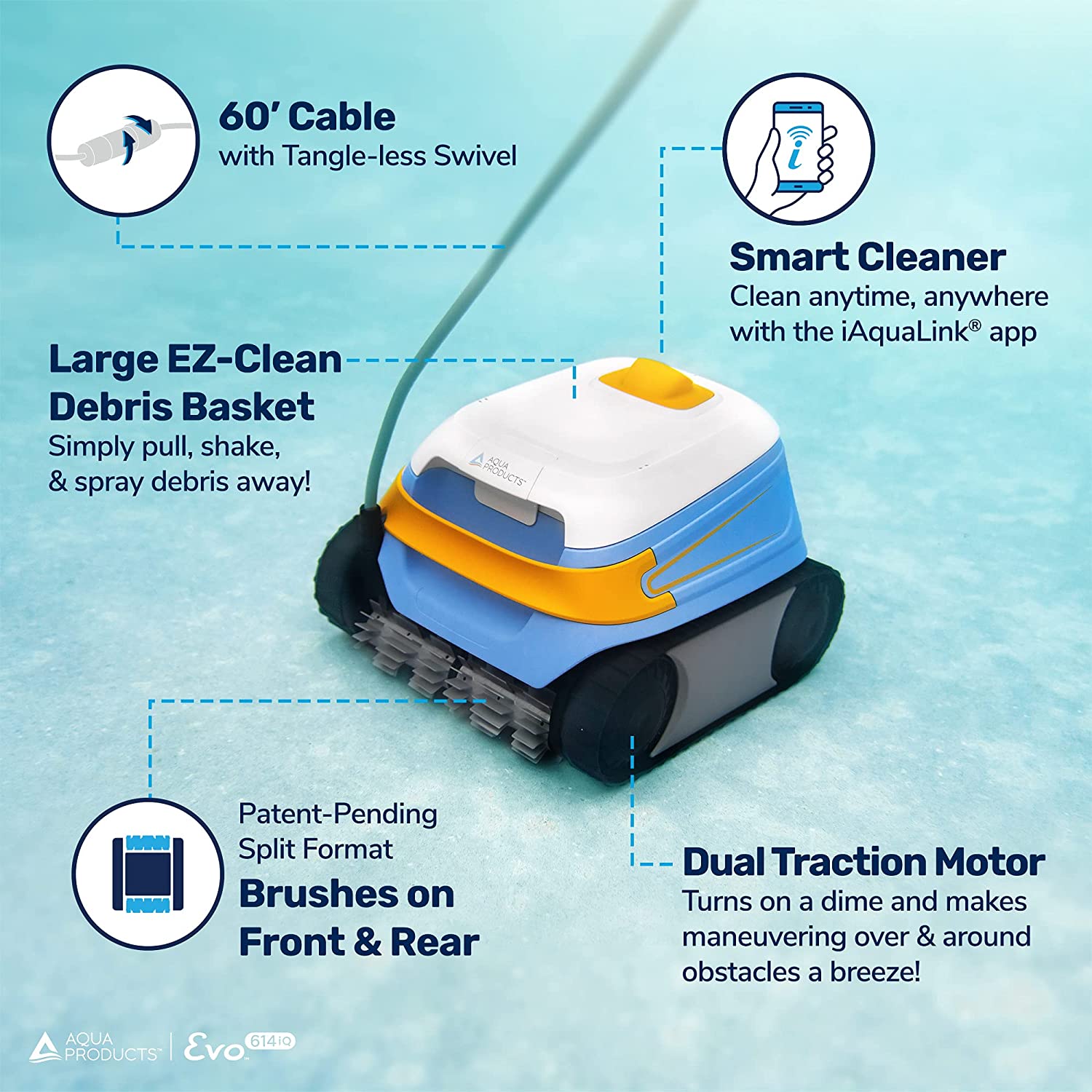 Aqua Products EVO614IQ Evo 614 iQ Automatic Robotic Cleaner Review